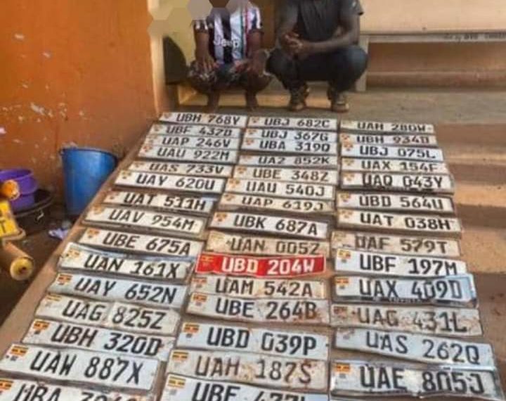 Two arrested for stealing car number plates - Watchdog Uganda