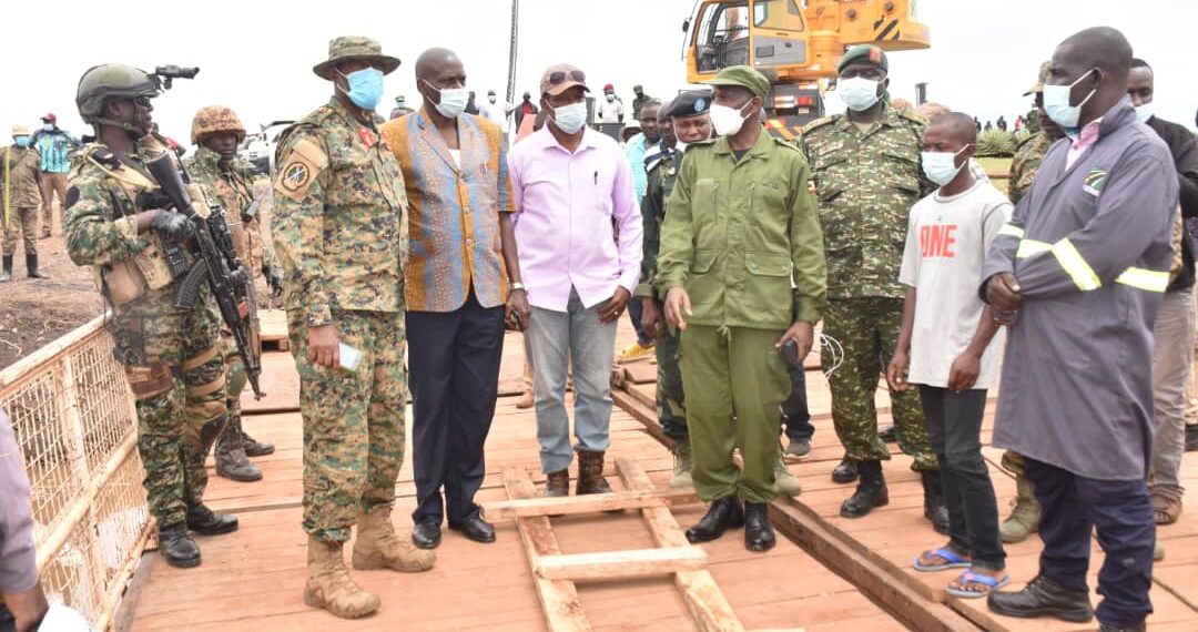 Operation Shuja Commander Gen Muhanga inspects under-construction ferry ...